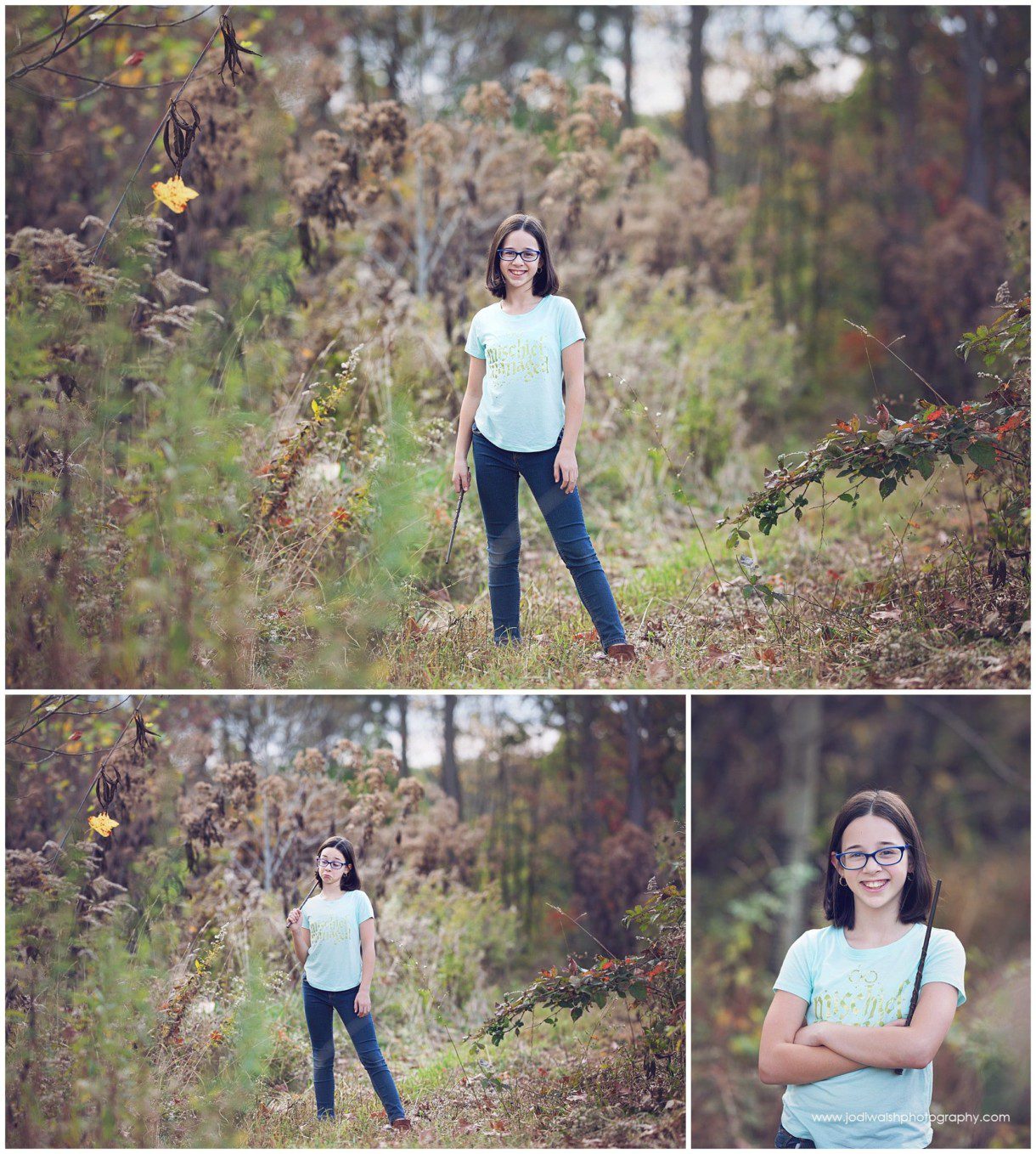 11 years old | Tween Photography | Harry Potter styled session