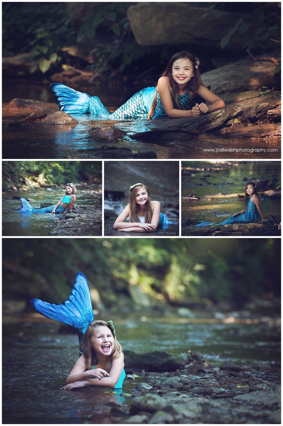 Mid-summer Mermaids | Pittsburgh Mermaid Photography for Kids
