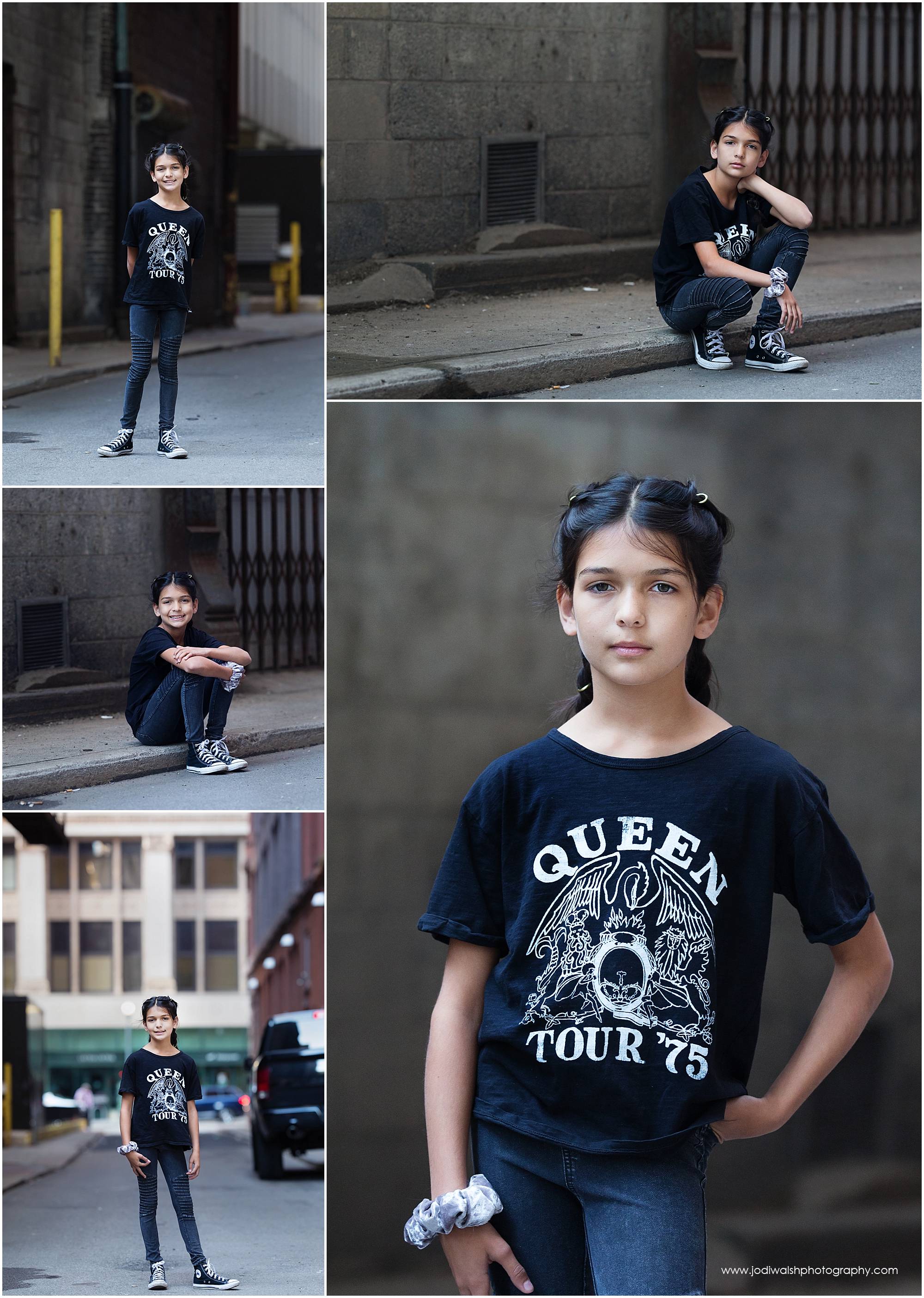 Sisters with Style | Downtown Tween Portraits at Strawberry Way