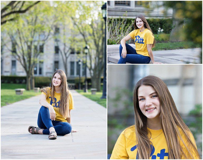 Senior Portraits at Pitt Campus | Pittsburgh Senior Portraits